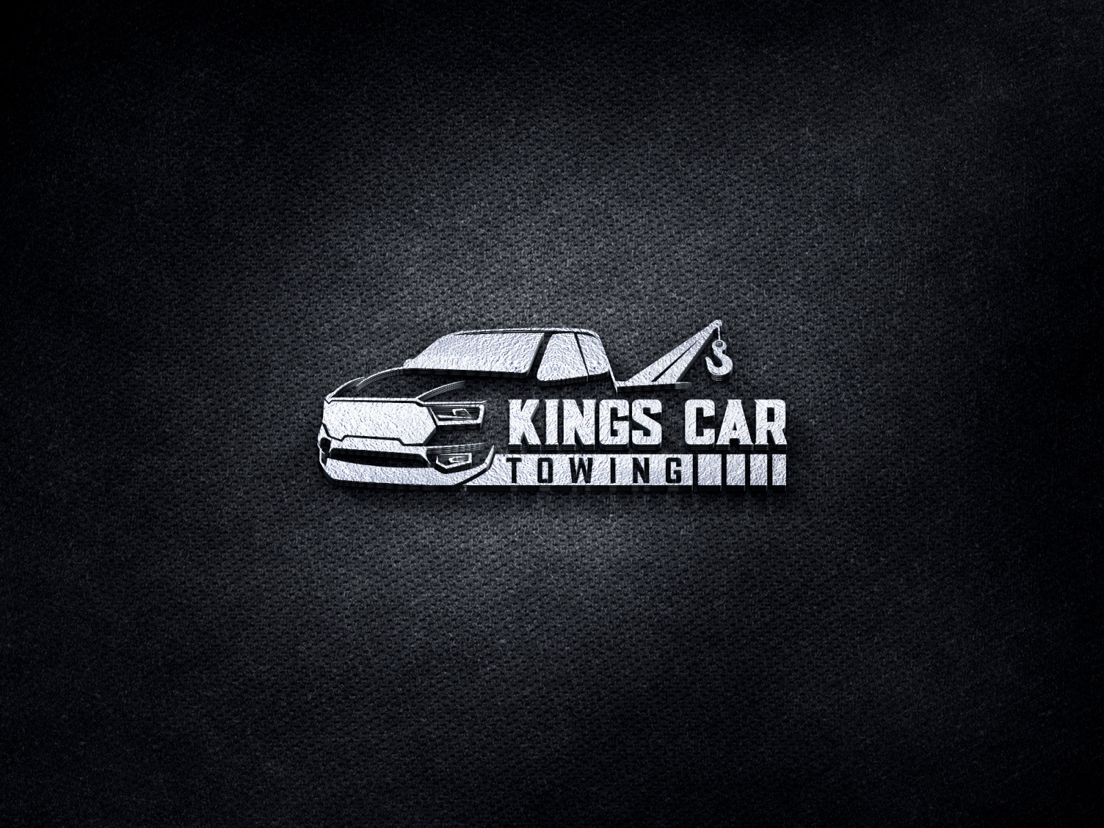 Logo Design King Car Towing by Shahrukh Ali on Dribbble