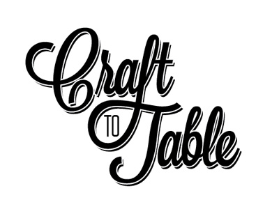 Craft to Table logo option 2 by Hannah Lee Barganier on Dribbble