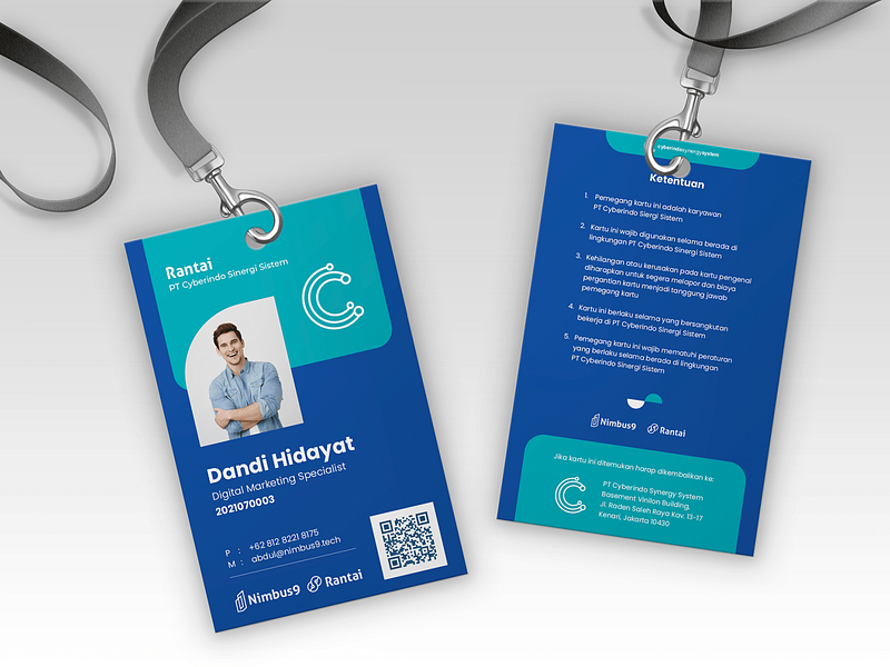 Employee Card designs, themes, templates and downloadable graphic ...