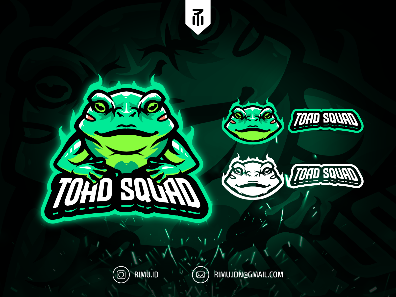 TOAD SQUAD MASCOT LOGO by RIMU on Dribbble