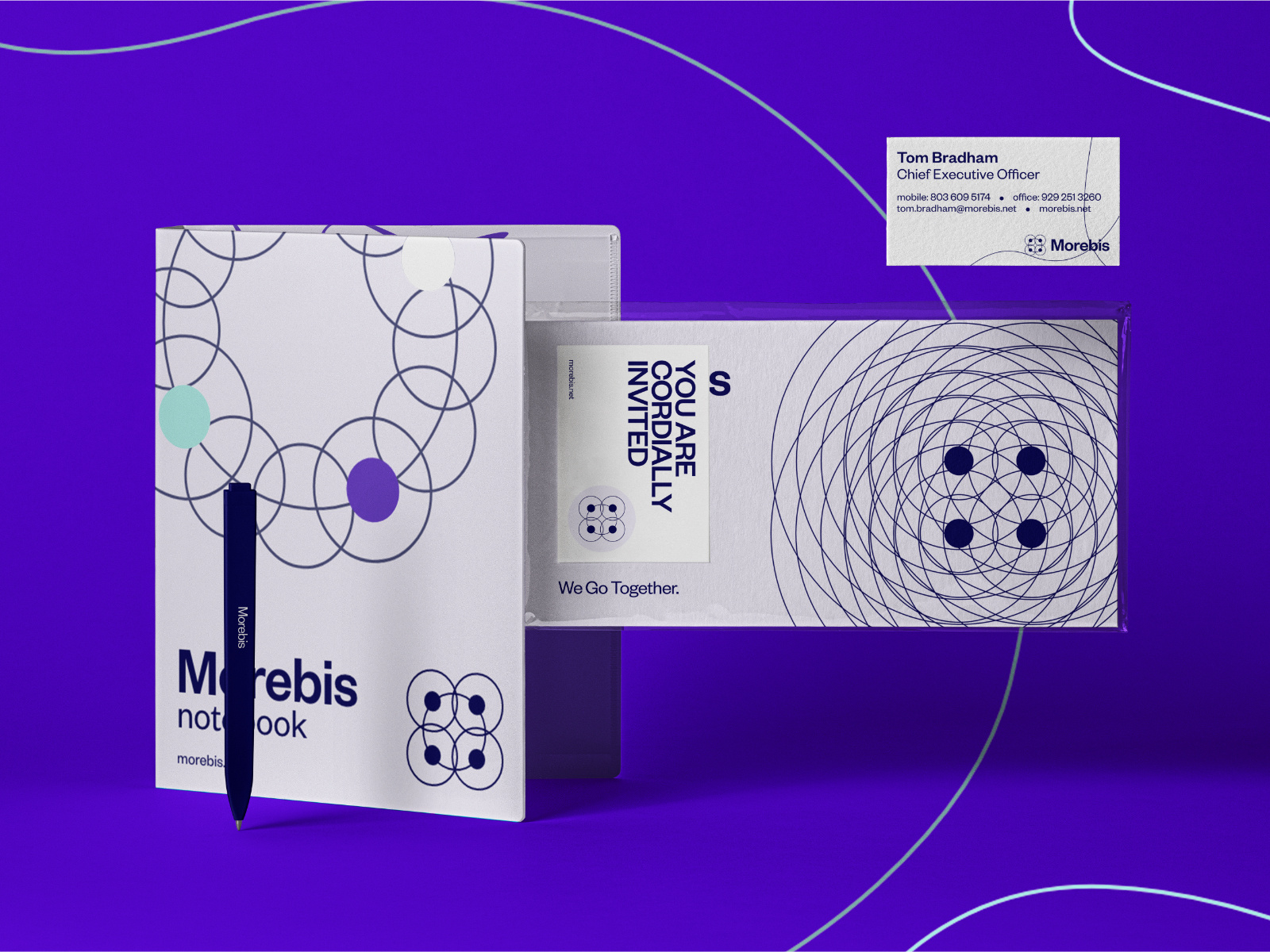 Morebis Notebook, invitation, Business Card, Pen by Zurab Kudzhaidze on ...