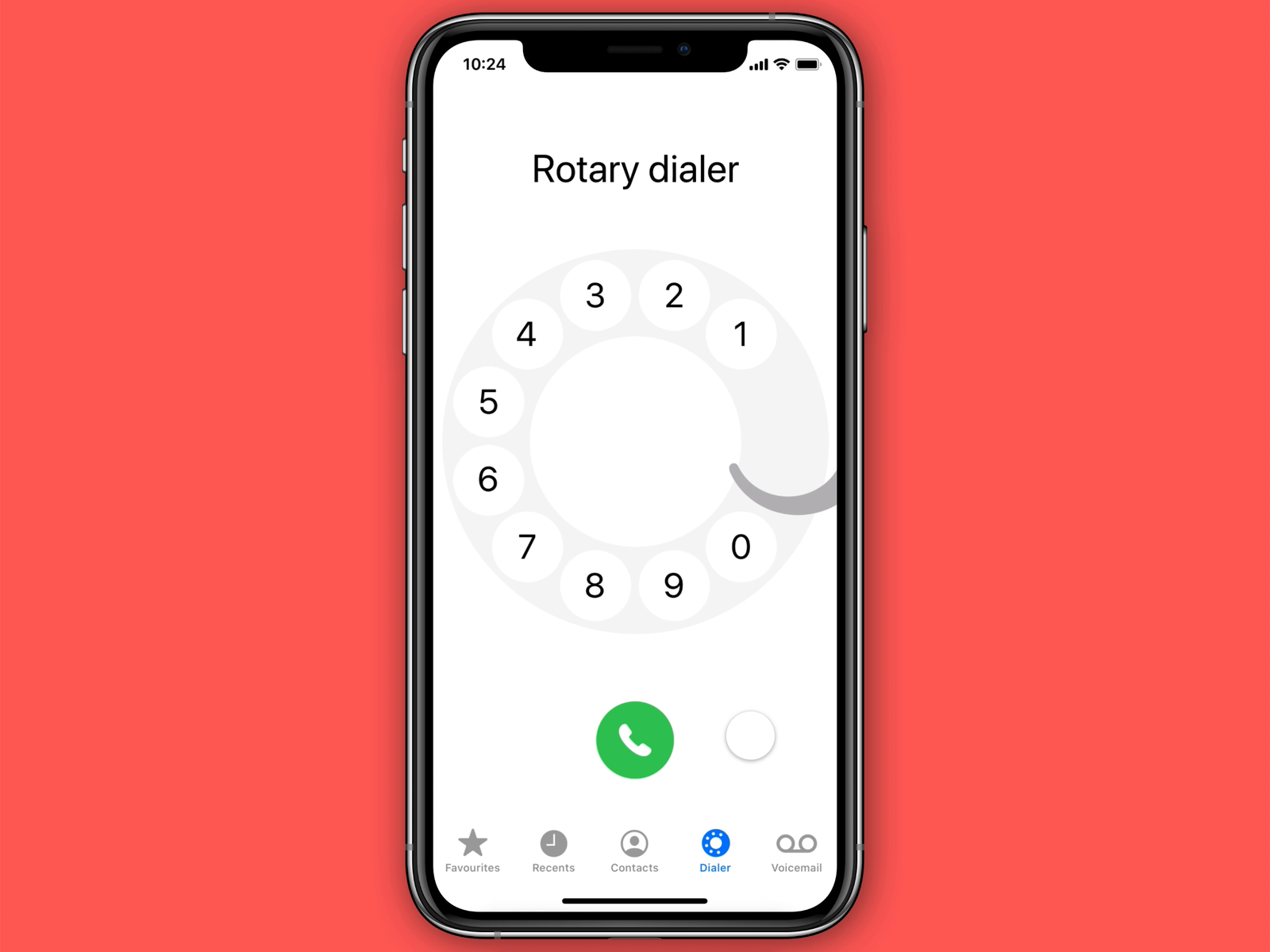 iOS Rotary Dialer by Chris Ryan on Dribbble