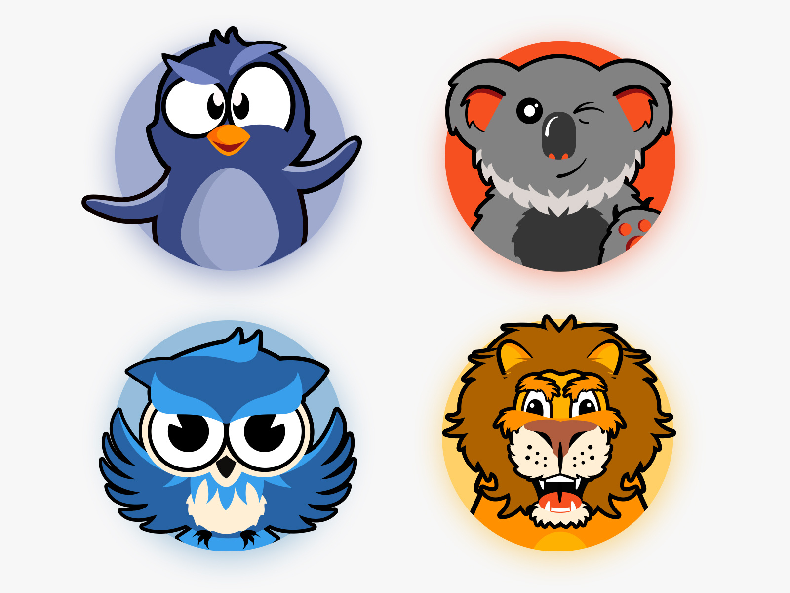 Gamification avatars by SF Designs on Dribbble