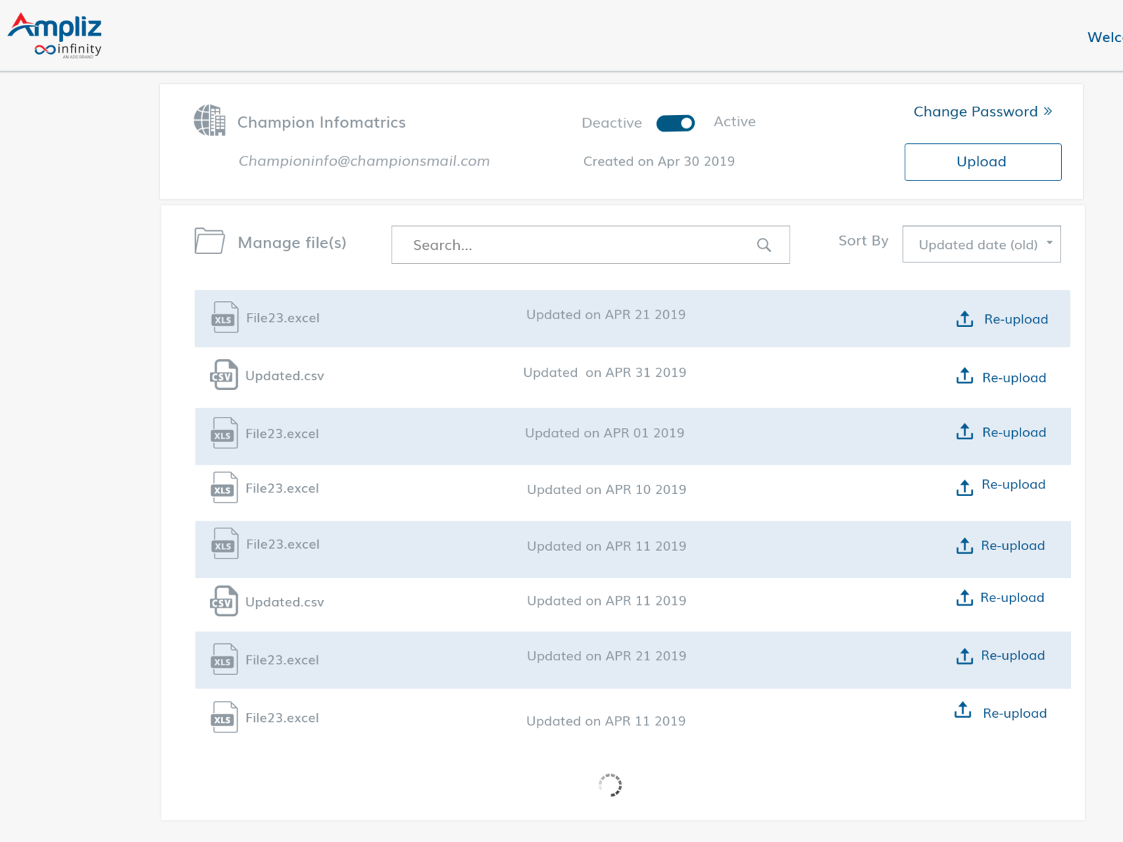 Company-Information (file-upload) by Prashant Kumar on Dribbble