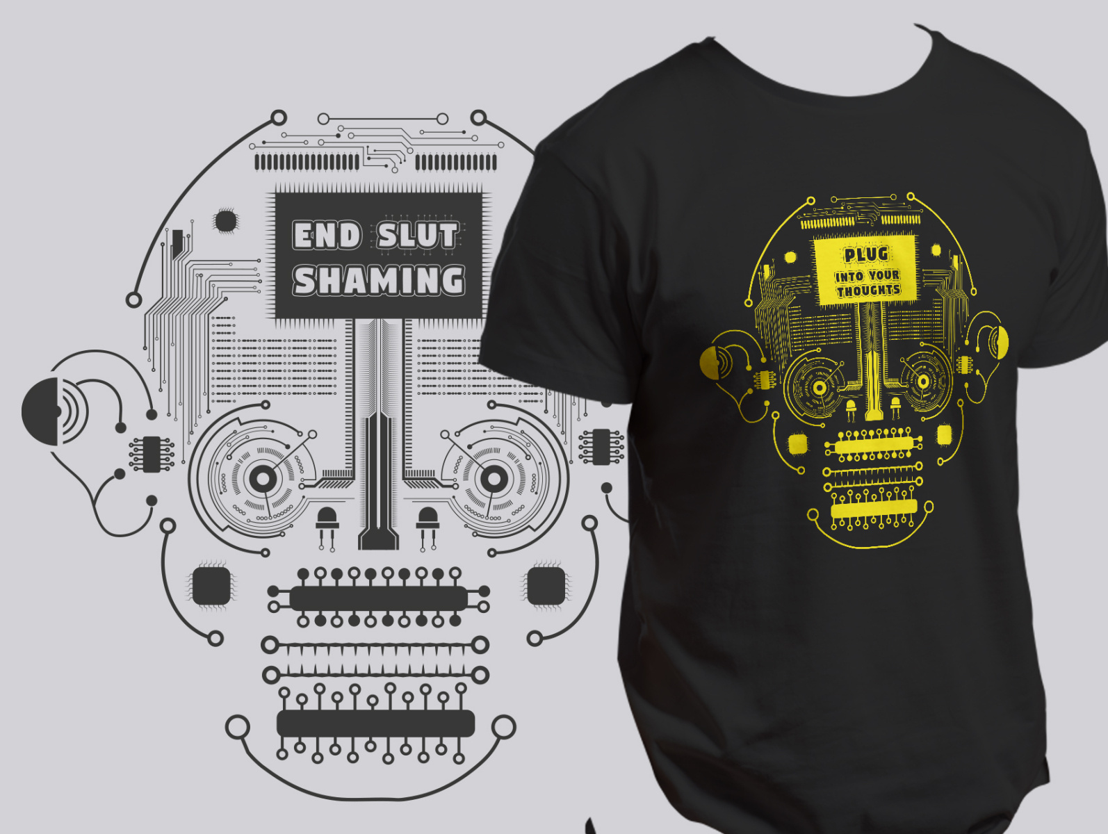 Trendy t-shirt design by Jahidul Islam on Dribbble