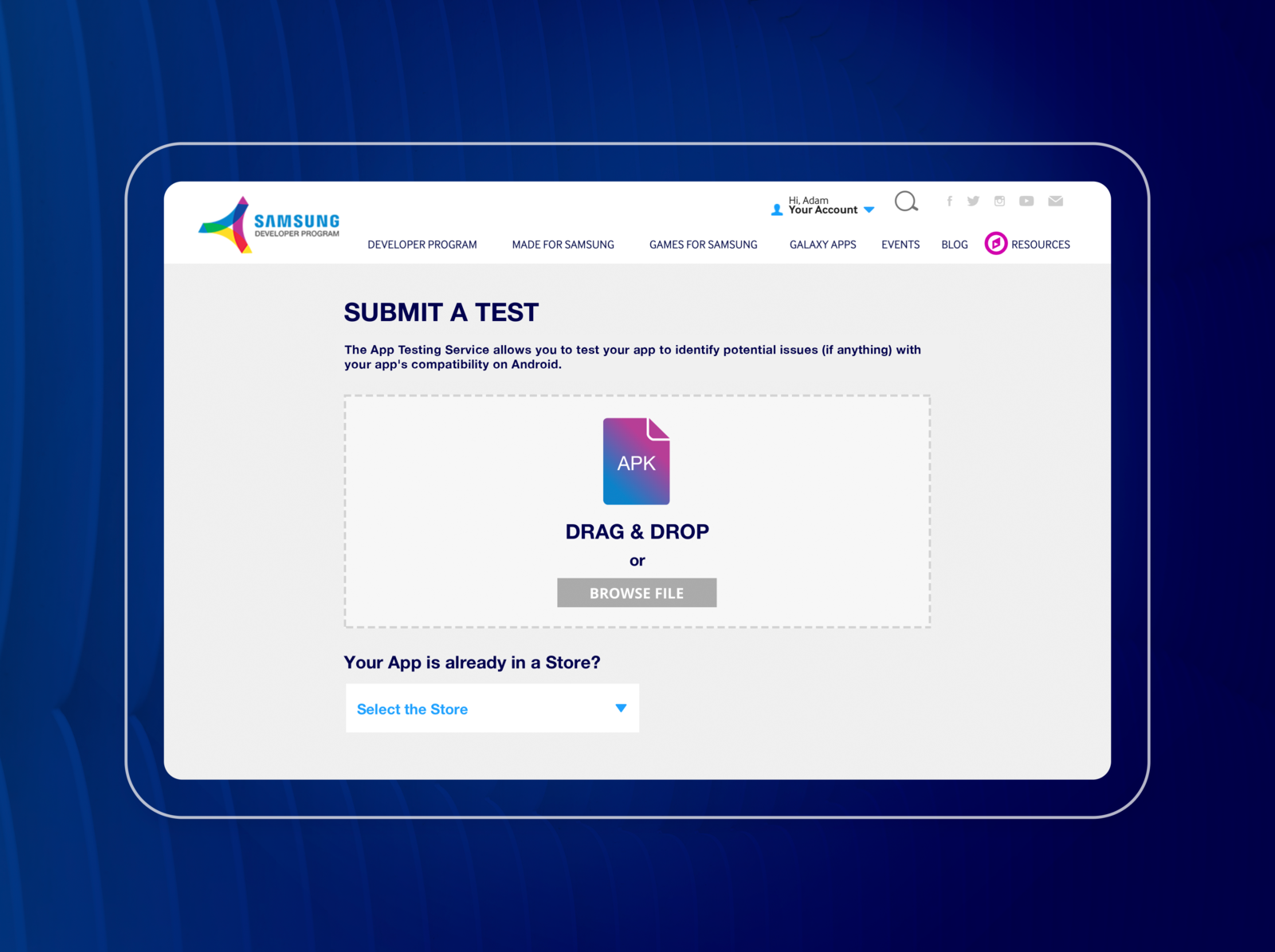 App Testing Platform by Adam Fard for Adam Fard Studio on Dribbble