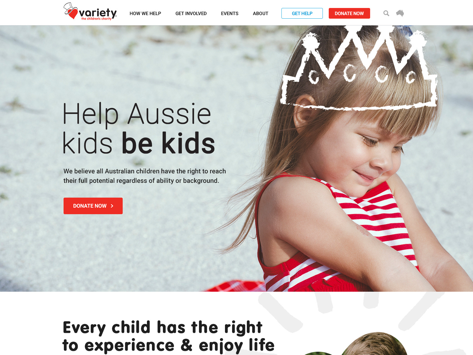 Variety Children's Charity by Aaron Lepik on Dribbble