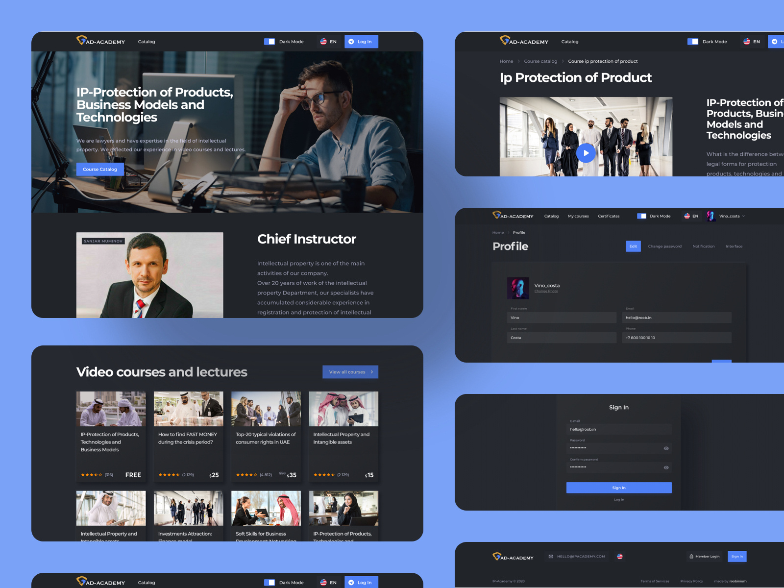 AD Academy by Igor Kim on Dribbble