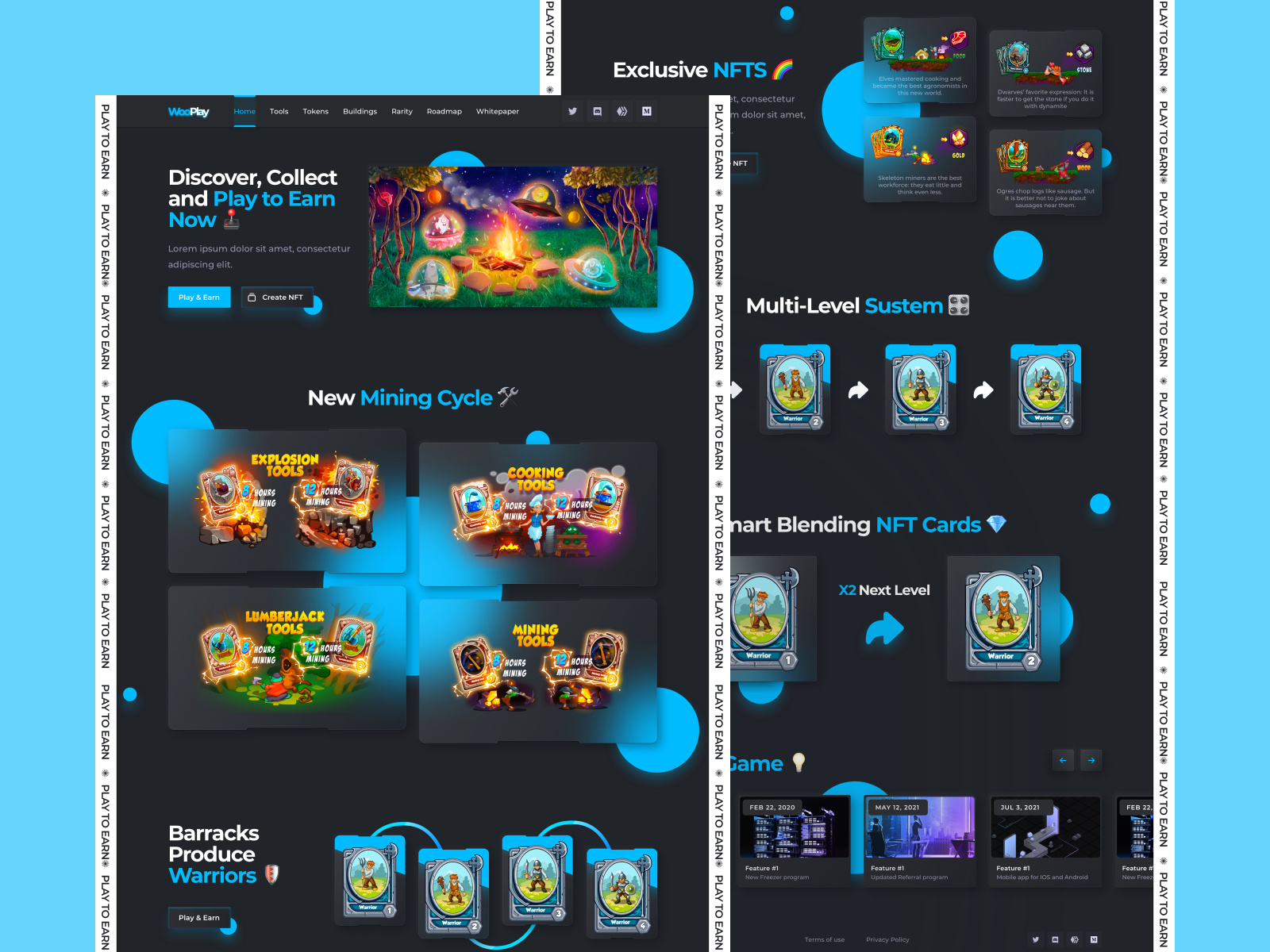 NFT P2E Design Concept WooPlay by Igor Kim on Dribbble