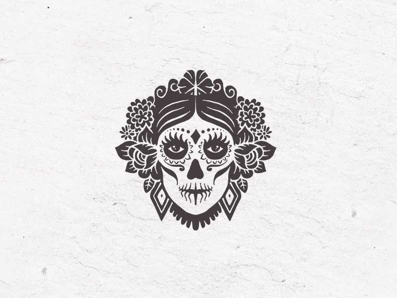 La Catrina Logo by Joel Rojas on Dribbble