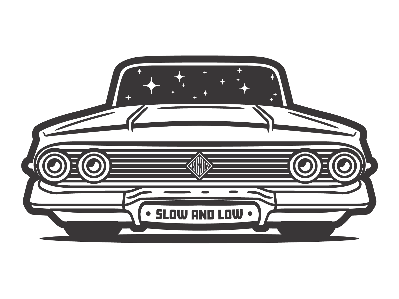Lowrider Illustration by MSG317 on Dribbble