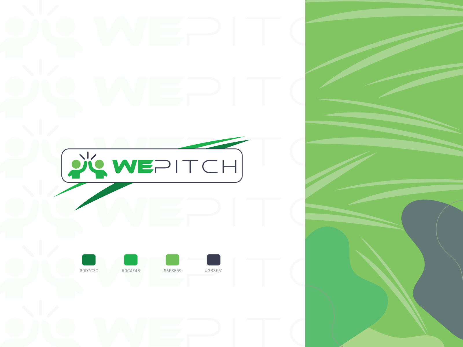 WePitch Logo Branding Design by Ankit Designs on Dribbble