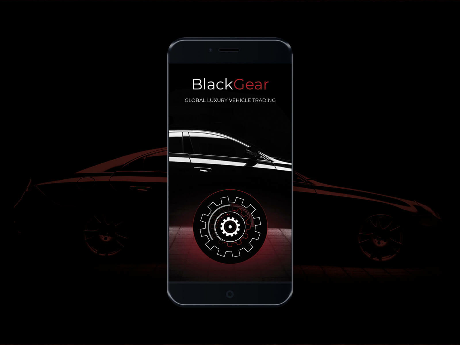 BlackGear App Splashscreen by Ana Marija Lach Kramaric on Dribbble