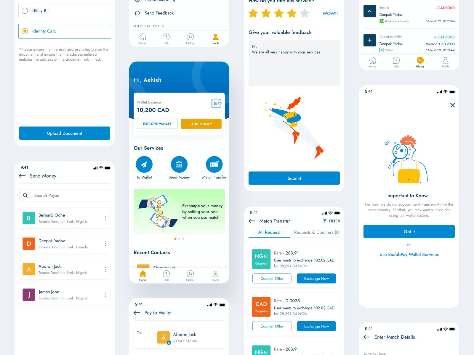 Online Transaction App by Ashish Saxena on Dribbble