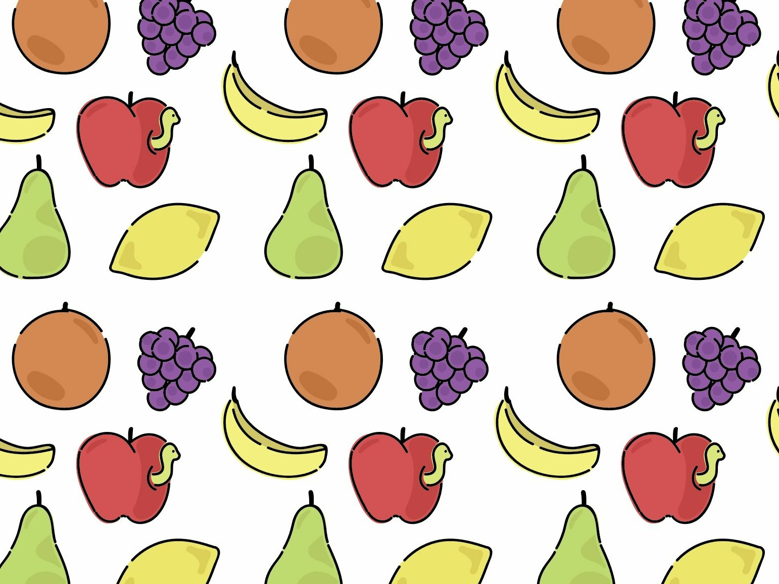 Fruit pattern by Lindsay Walker on Dribbble