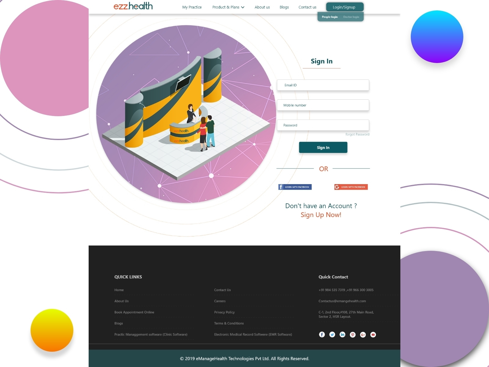 sing in page, website page. by vallabh v kulkarni on Dribbble
