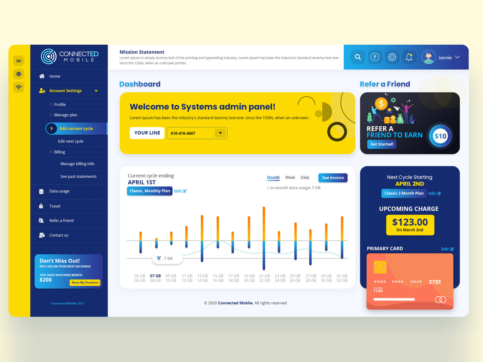 Connected Mobile UI Design by Design Diverz on Dribbble