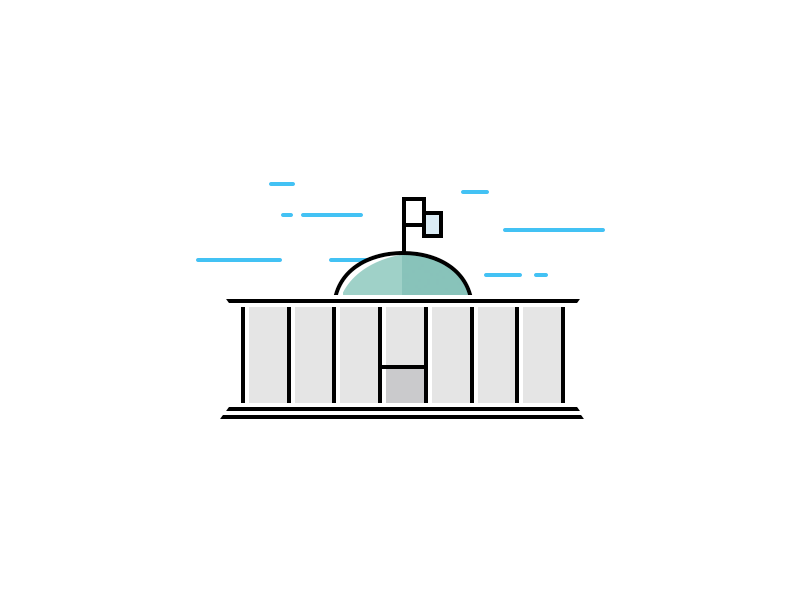 The National Assembly building Icon by Dave on Dribbble