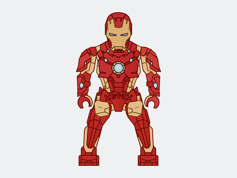 Iron Man by Dave on Dribbble