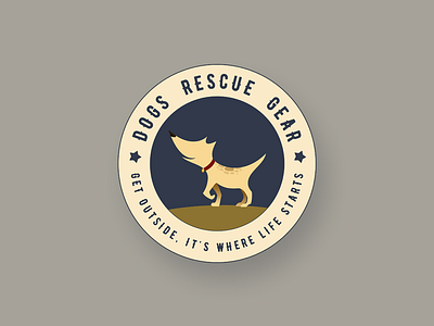 Dogs Rescue Gear - Brand Logo by Avis Manoj | GetUXD on Dribbble