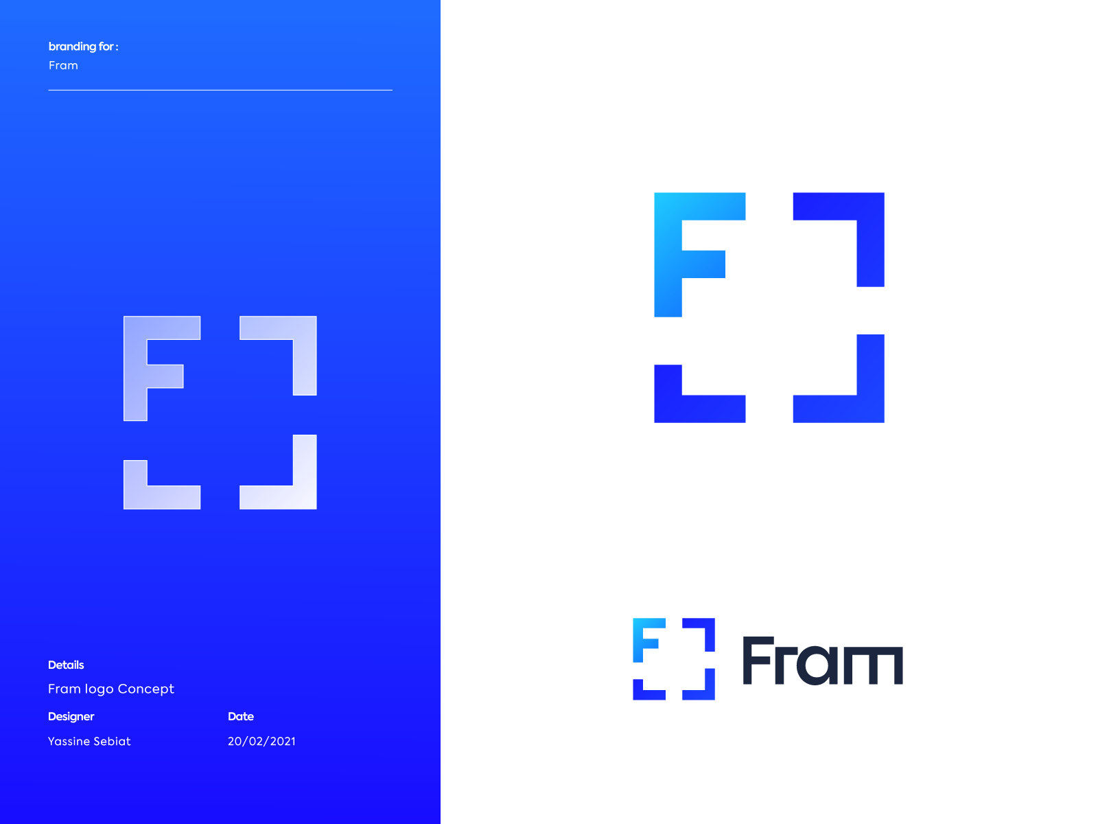 F+Fram logo concept by Yassine Brands® on Dribbble