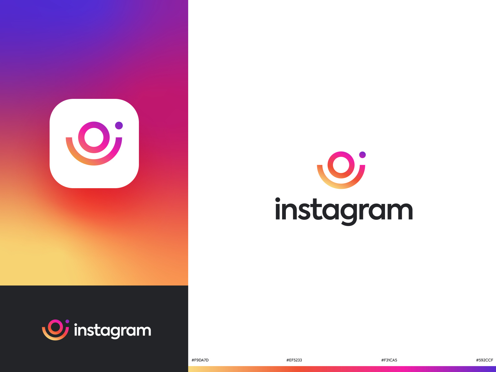 Instagram logo Redesign by Yassine Brands® on Dribbble