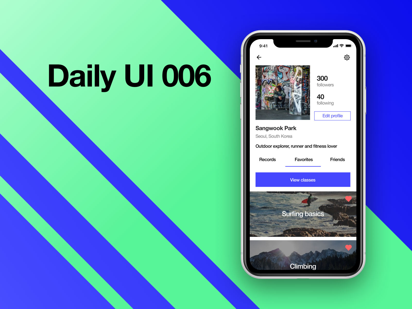 Daily ui 006 by SangWookPark on Dribbble