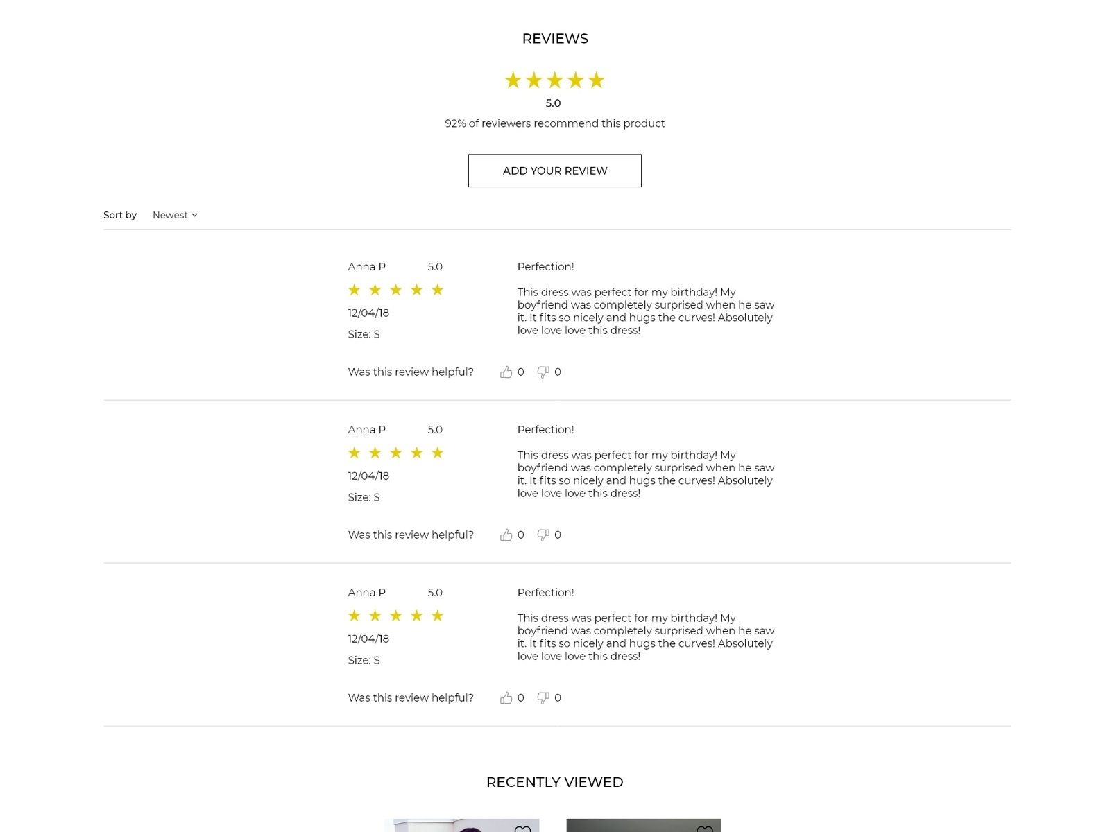 Product Page ( Reviews) by Anastasiia Panchenko on Dribbble