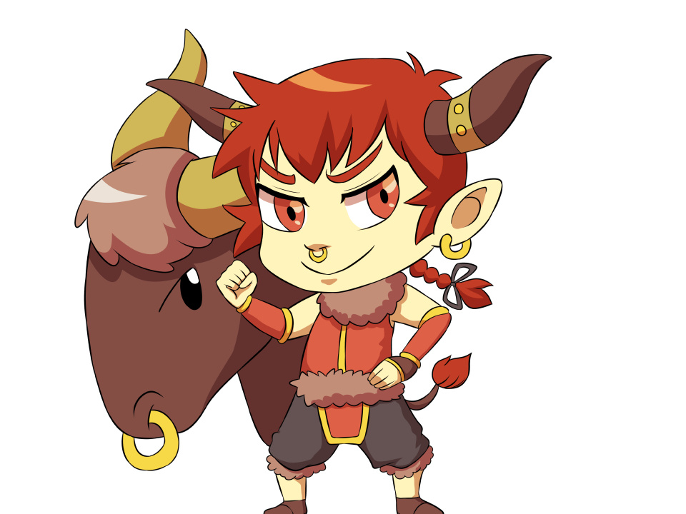 Taurus Zodiac Chibi by Fandhi Wijanarko on Dribbble