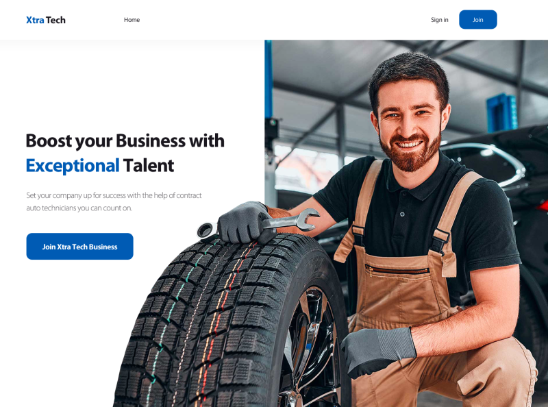 Automotive Repair Shop - Homepage by Syed Hasan Askari on Dribbble