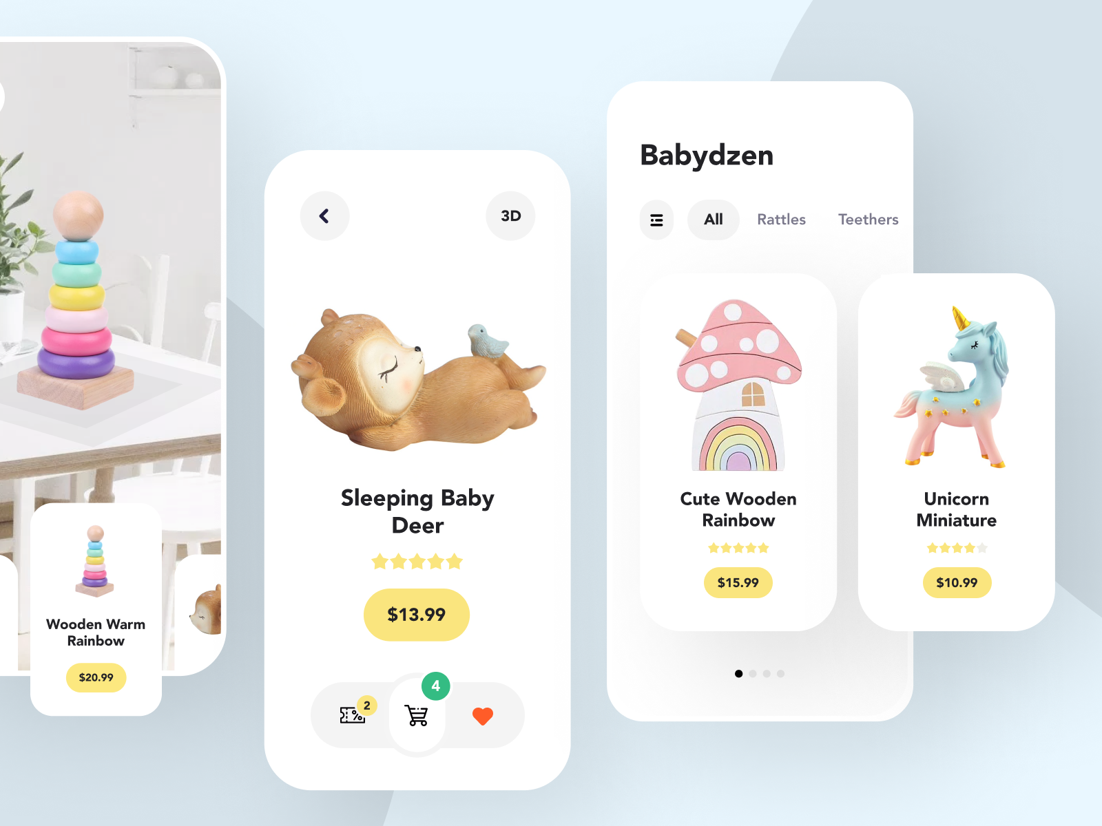 Babydzen - App for Toys Shop by Ossmium Team on Dribbble