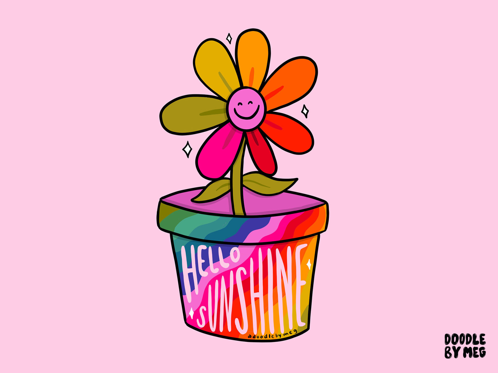 Hello Sunshine by Doodle By Meg on Dribbble