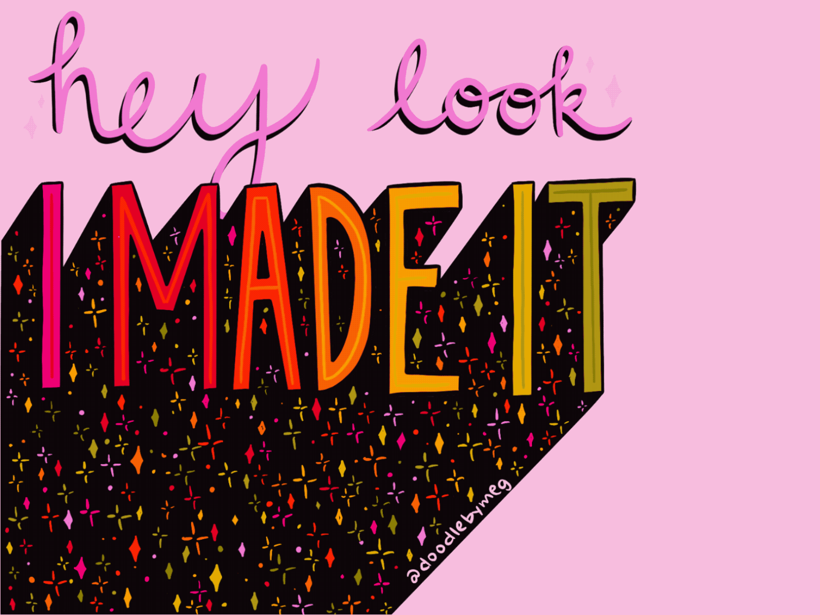 Hey Look Gif by Doodle By Meg on Dribbble