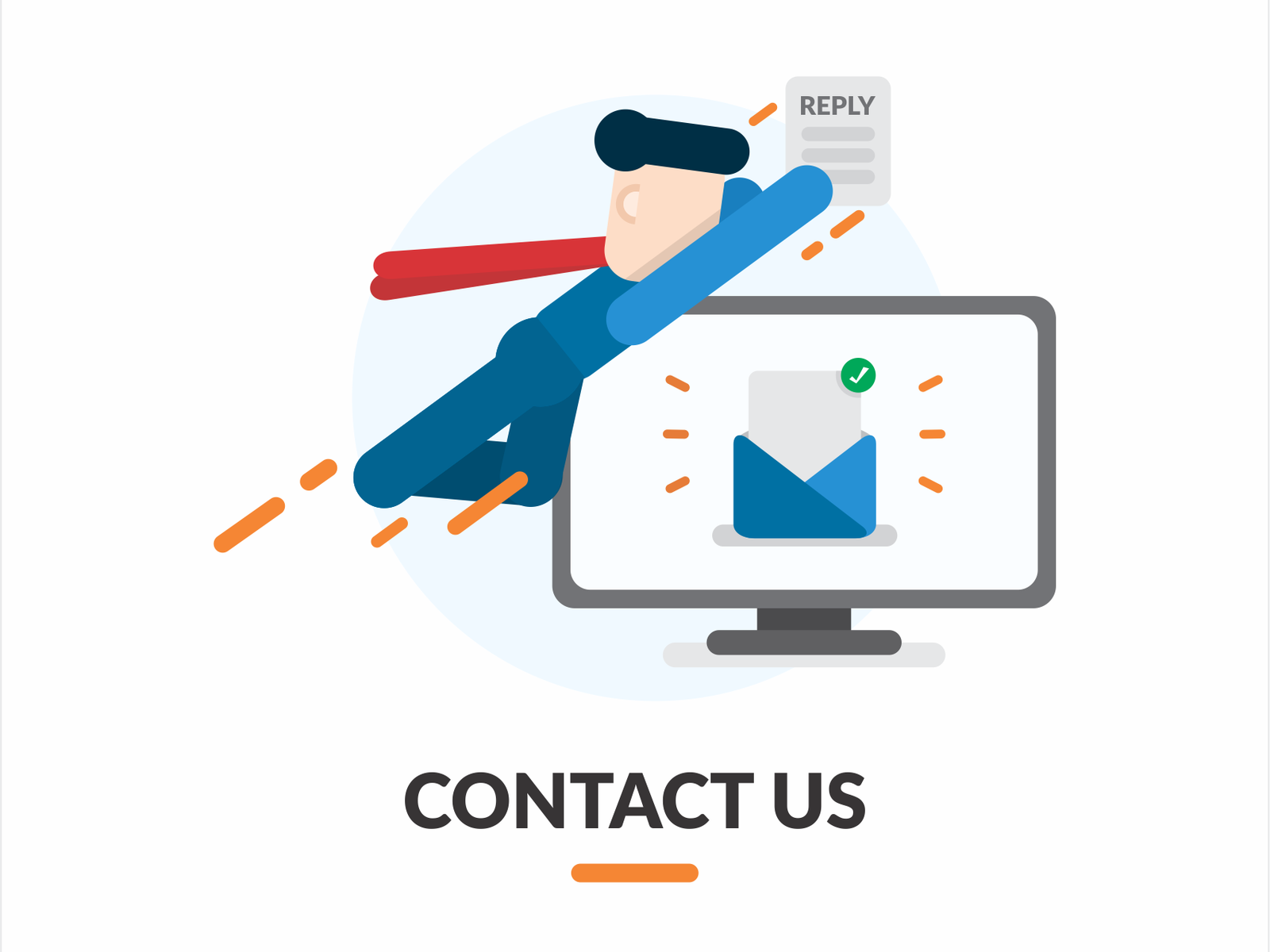 Contact Us by Captein Nemo on Dribbble