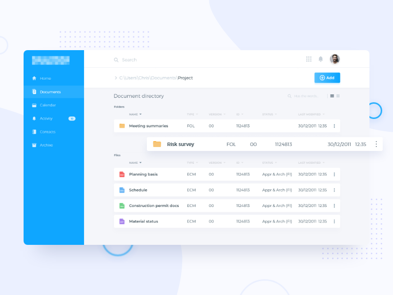DOC management by Pandan on Dribbble