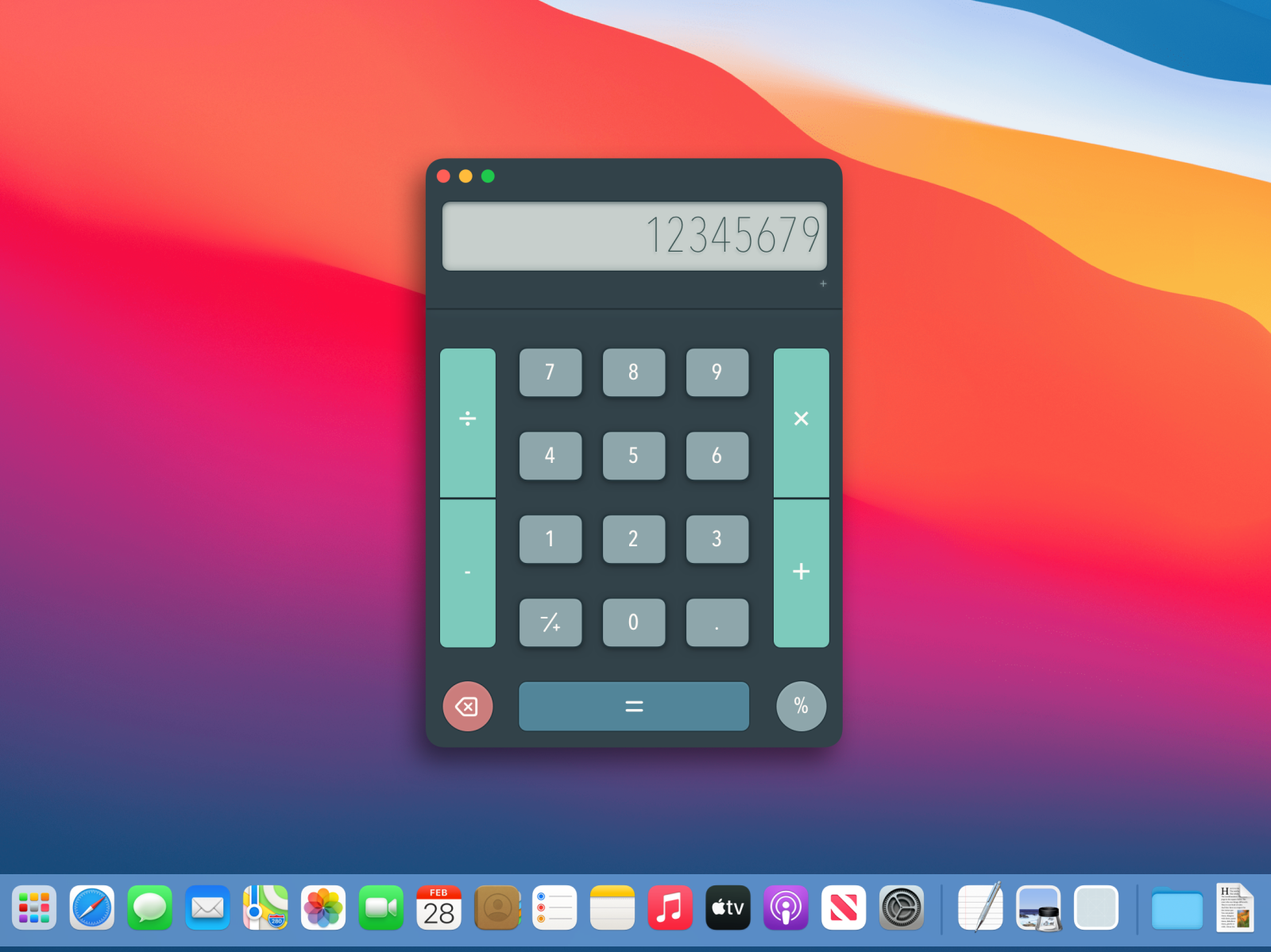 Calculator - Main by Daha on Dribbble