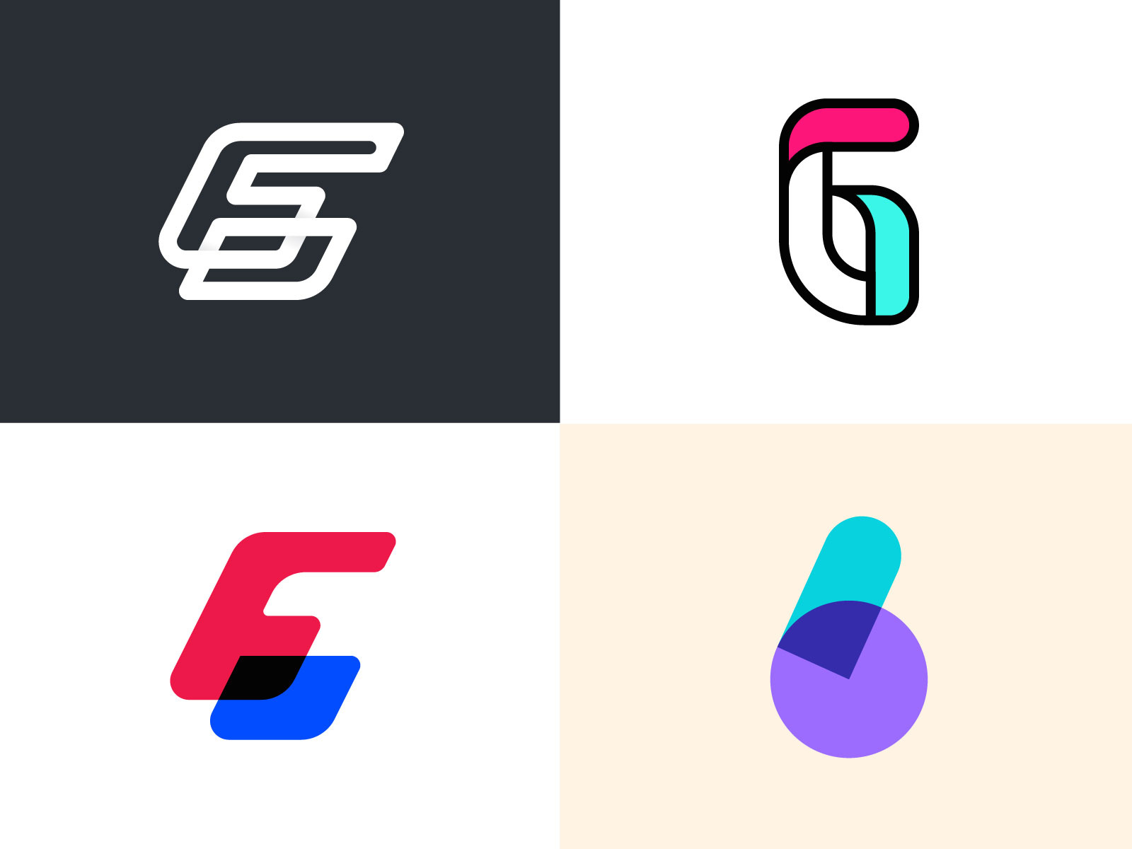 Number 6 - #36daysoftype Challenge by Moncef Arajdal on Dribbble
