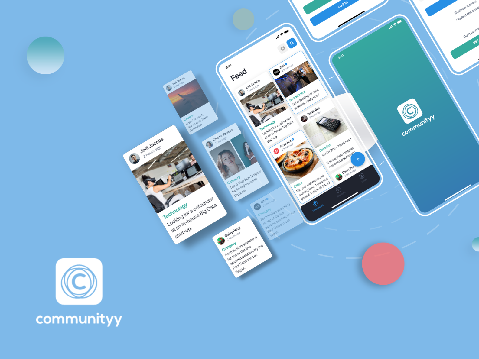 Communityy by CodeJunkie on Dribbble