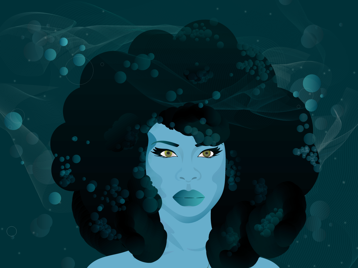 Erykah Badu by Clare Boggenpoel on Dribbble