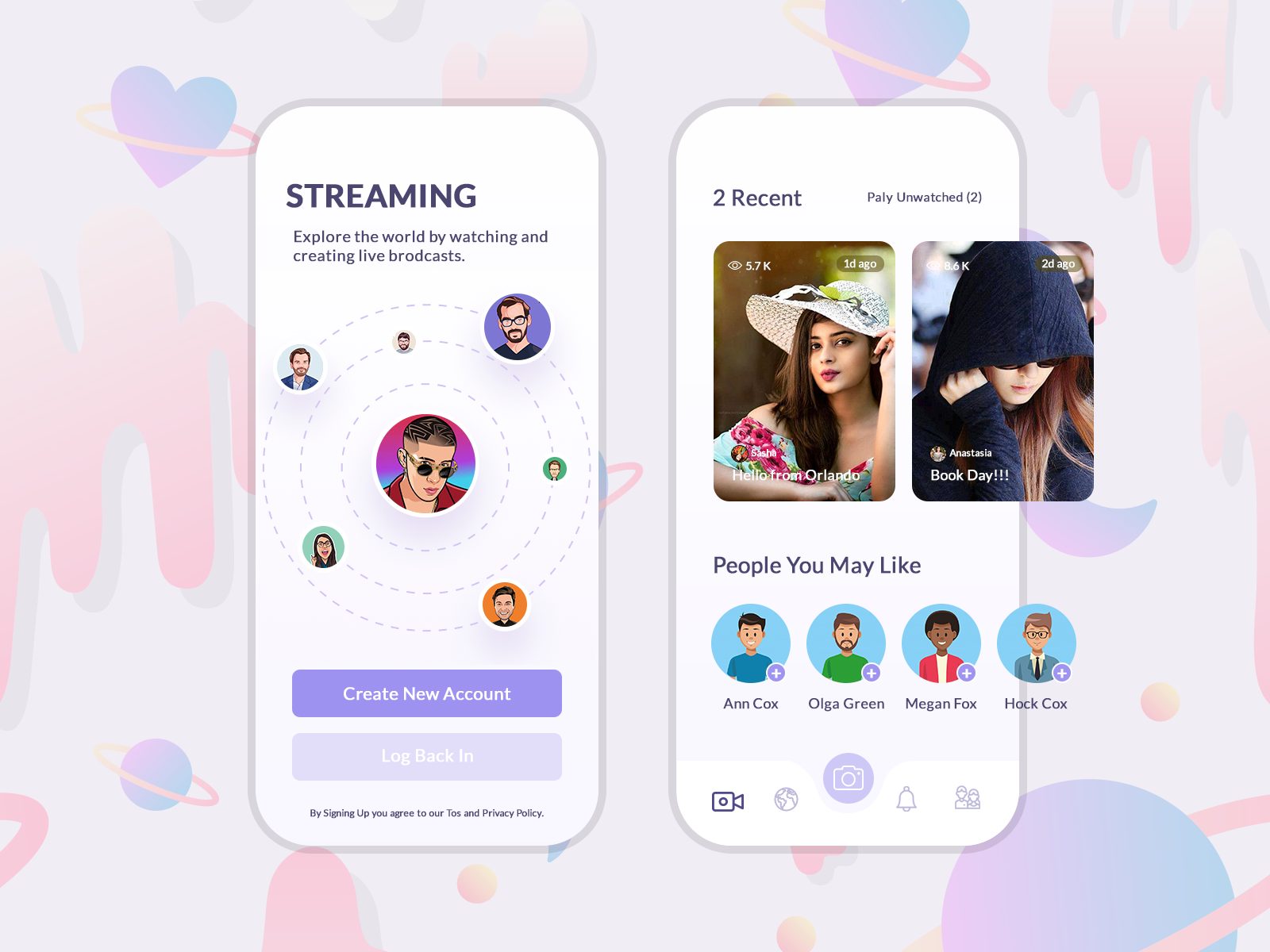 Streaming App by Yash Khunt on Dribbble