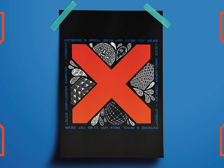 Poster Design X= Festival by Maureen on Dribbble