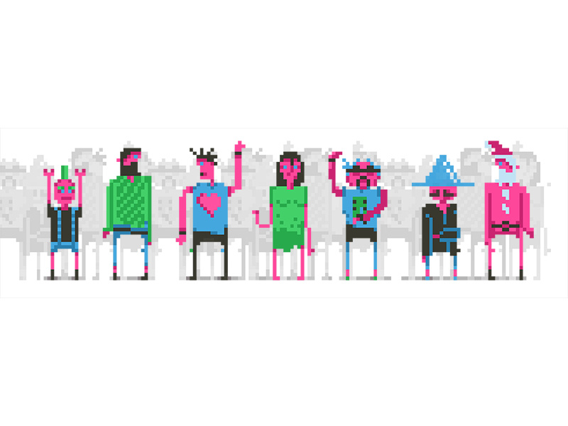Pixel Party wooo wooo by Lane Kinkade on Dribbble