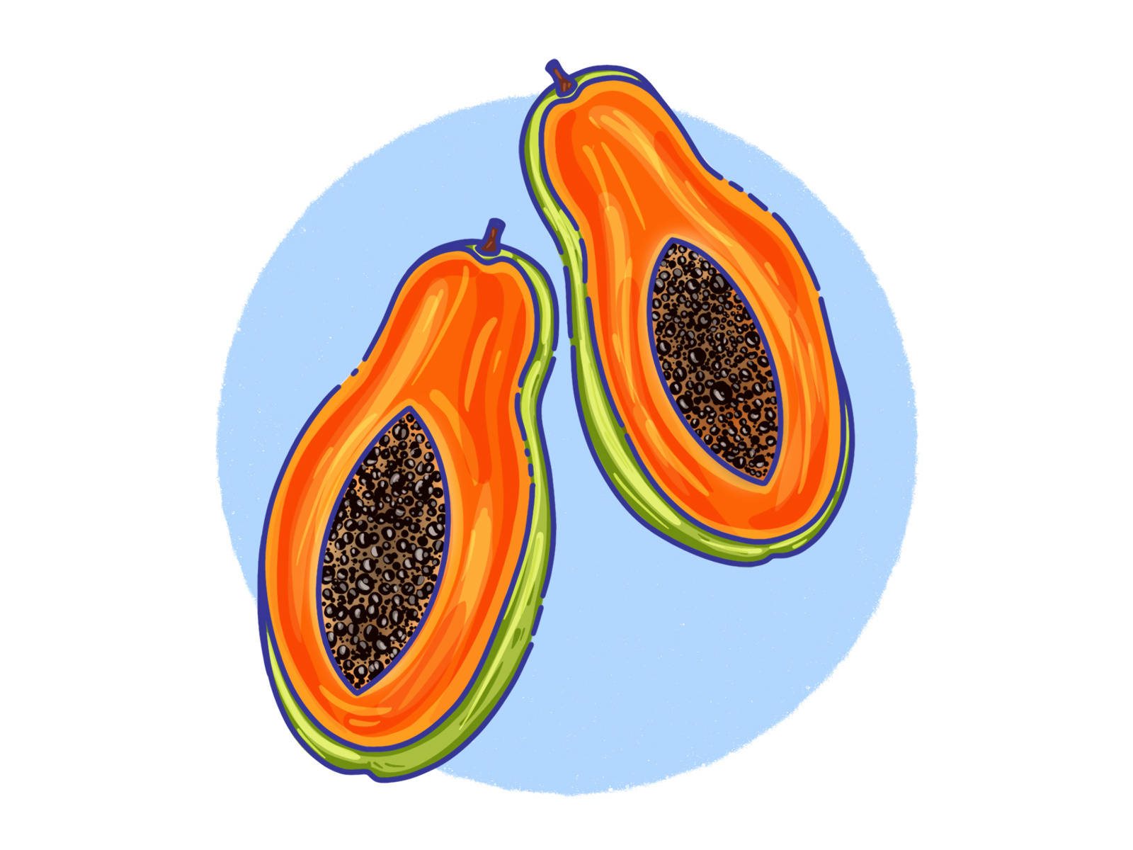 Tropical Papa-YA by Olena Chekalenko on Dribbble