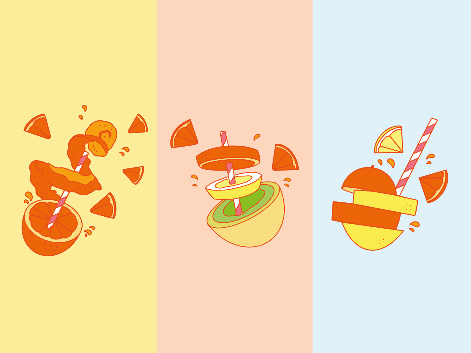 Squeezy Juice Bottle Design Orange Illustration Fruit Drink #4 by ...