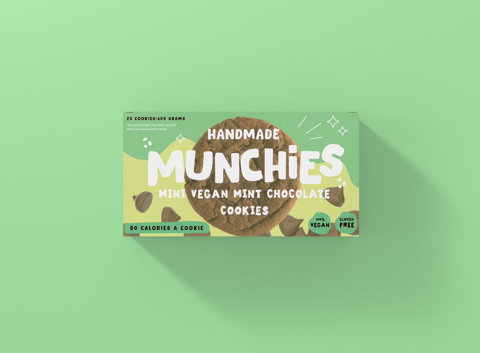 Munchies Cookies Branding Packaging Brand Logo Illustration #3 by ...