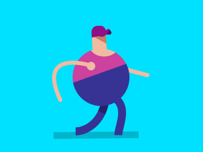 Walking Fat Guy | Skillshare Student Project
