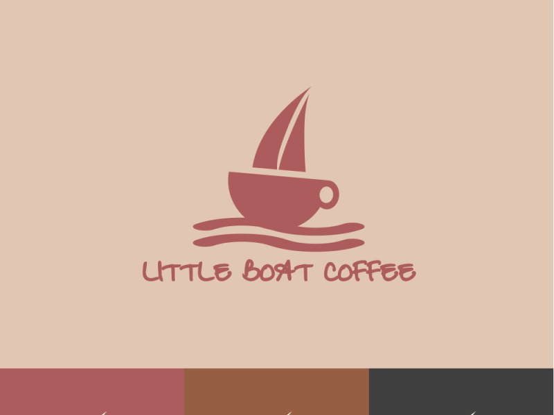 Little Boat Coffee logo by Borja Robles on Dribbble