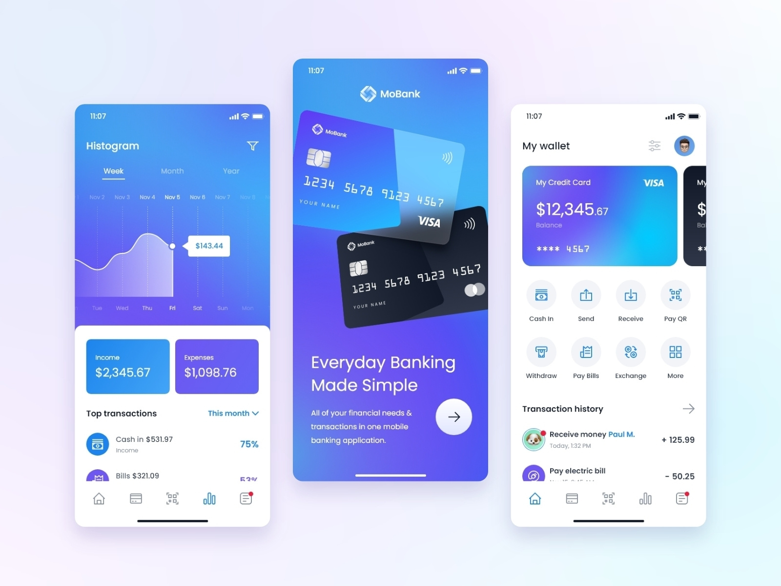 Mobile Banking App by Bon Irving on Dribbble