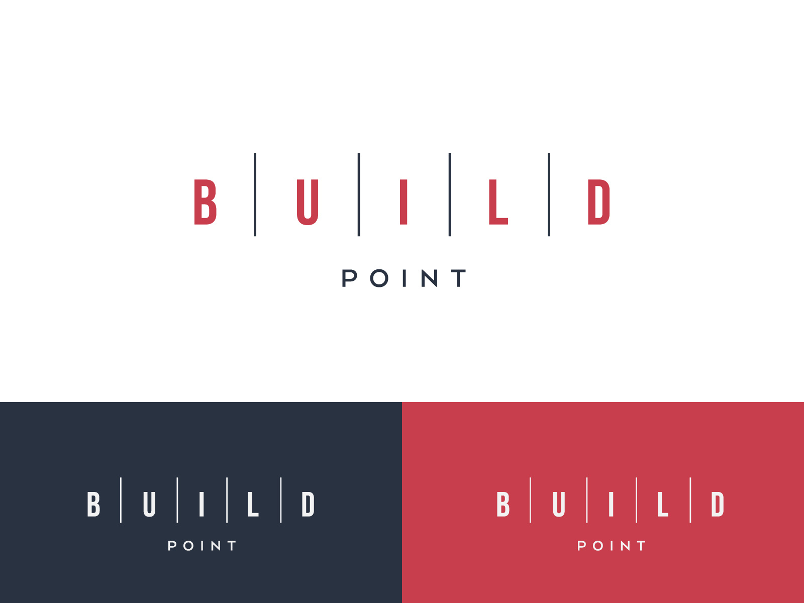 Build Point Logo Proposal by Horea Gruita on Dribbble