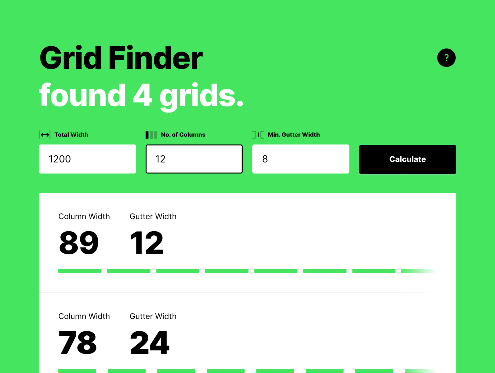 Grid Finder by Danny McClain on Dribbble
